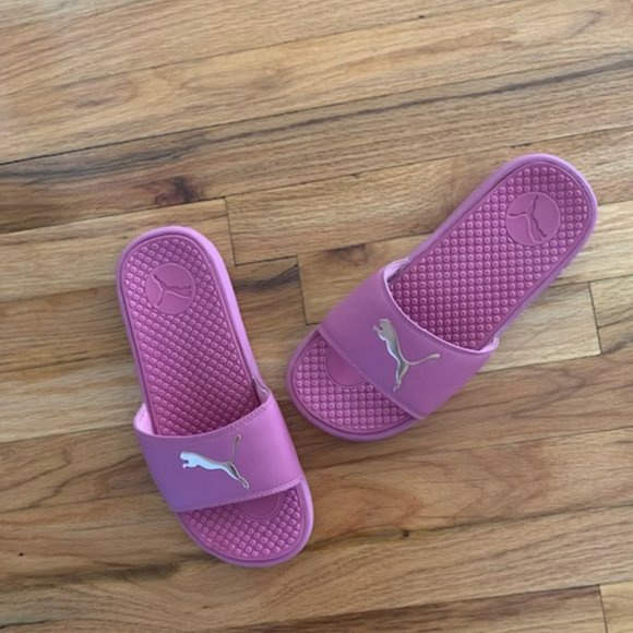 Puma | Shoes | Puma Sandals Size 9 Berry Color | Poshmark